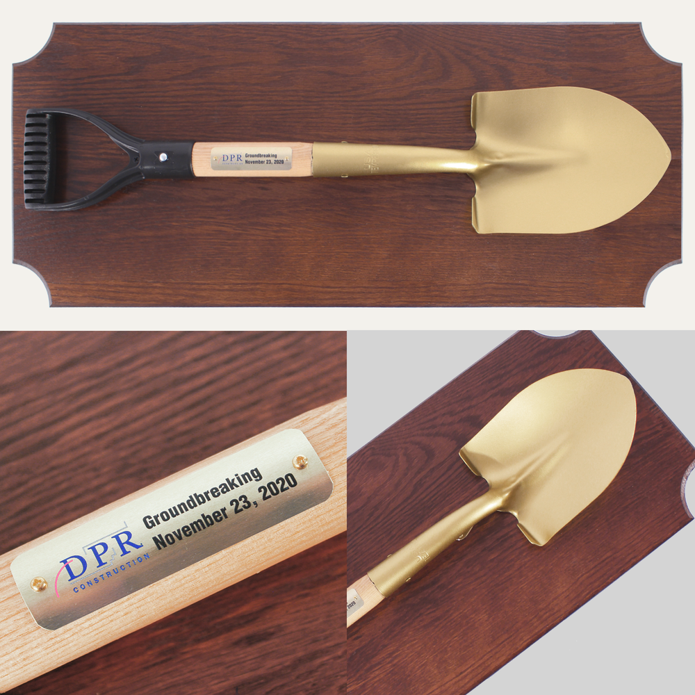 Ceremonial Shovel Plaques - Engraving, Awards & Gifts