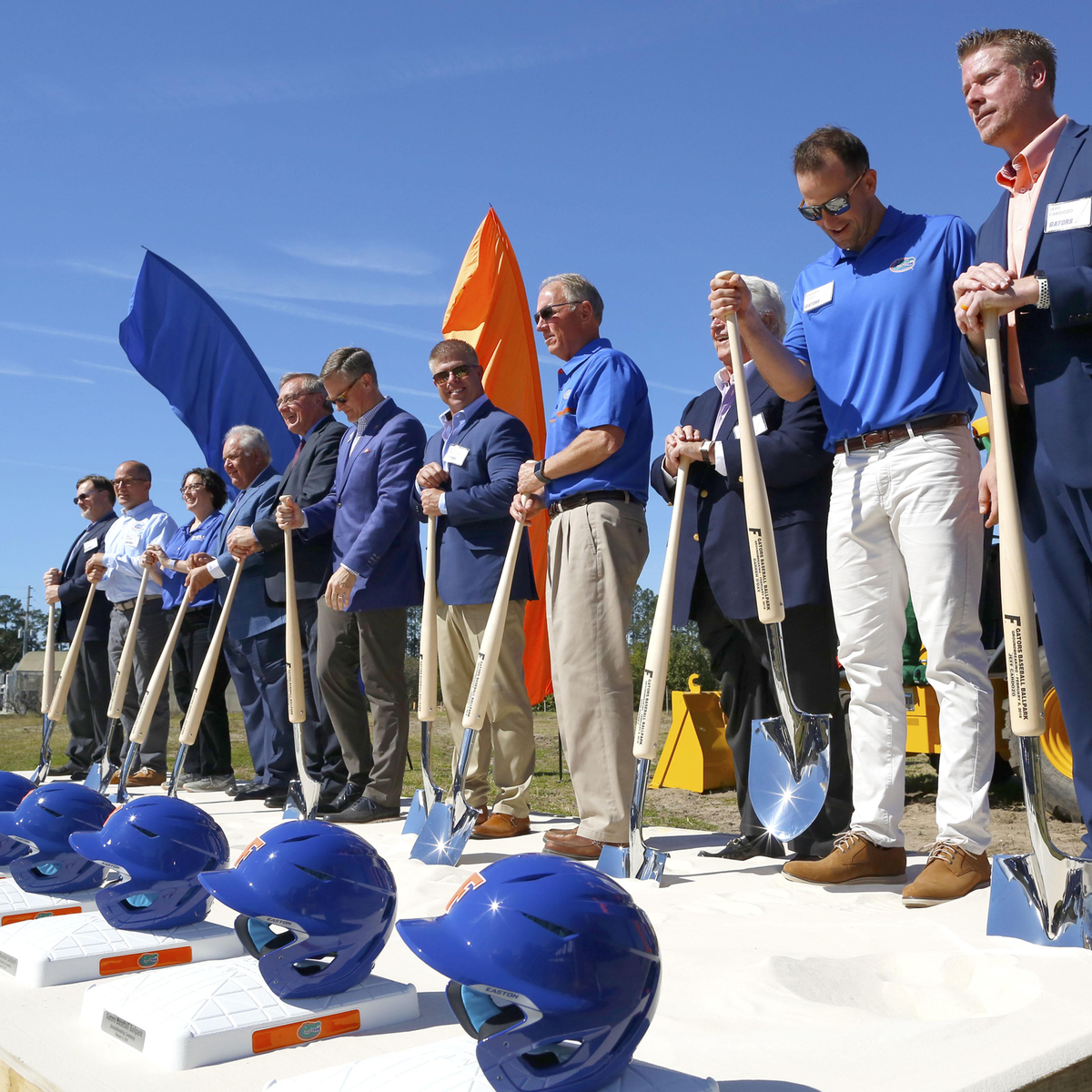 Traditional Chrome Plated Ceremonial Groundbreaking Shovel - Baseball ...