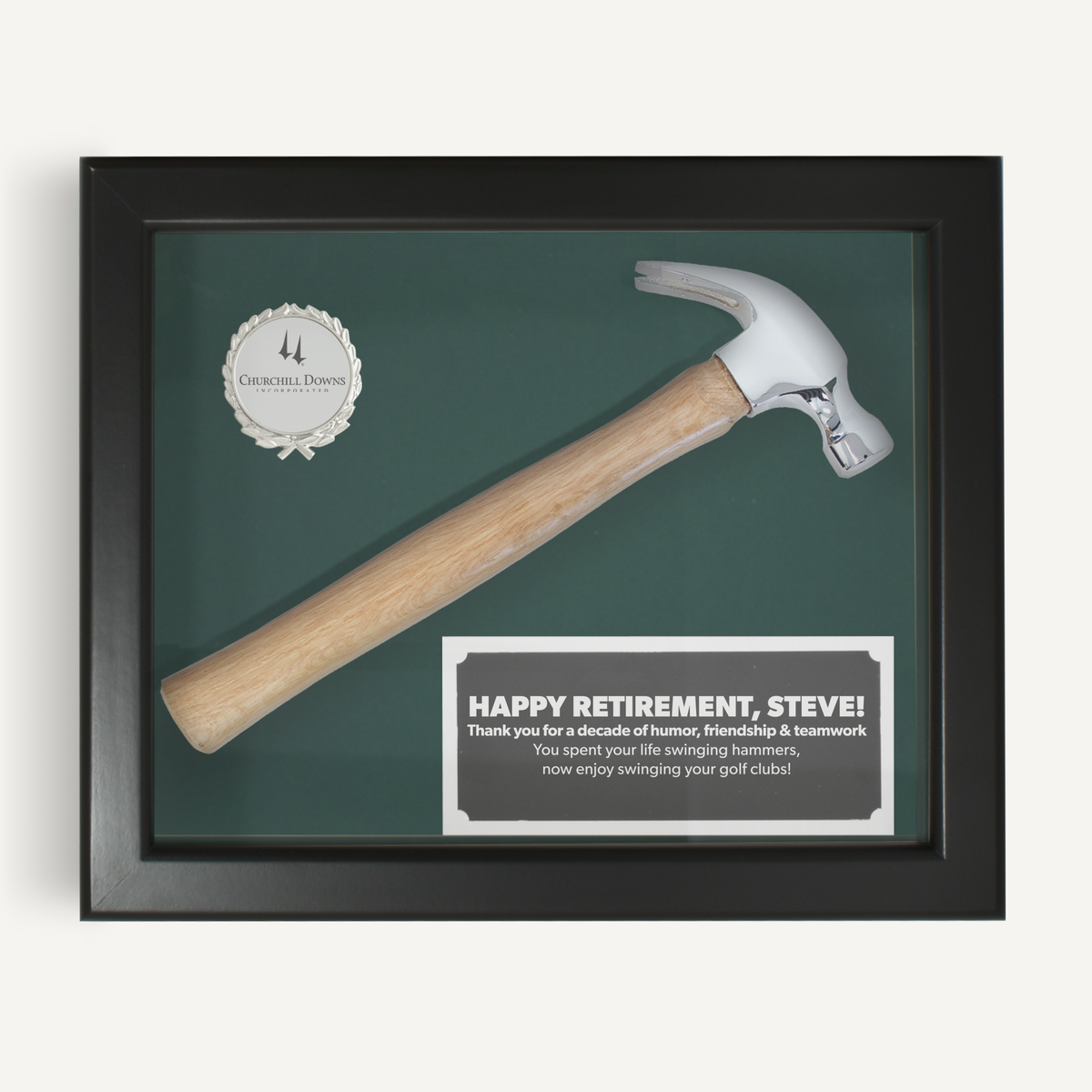 Ceremonial Hammer Display Case - Engraving, Awards & Gifts