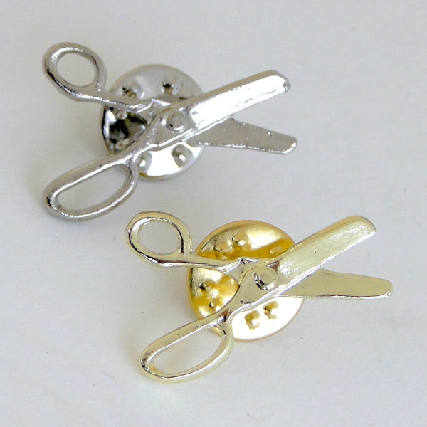 Presentation Cards with Scissors Lapel Pins - Engraving, Awards & Gifts