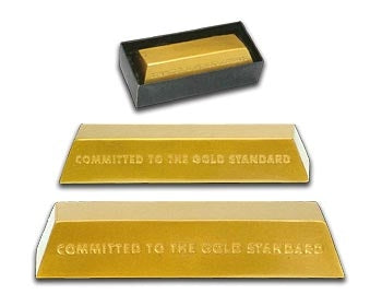 Gold Bar Desk Paperweight - Engraving, Awards & Gifts