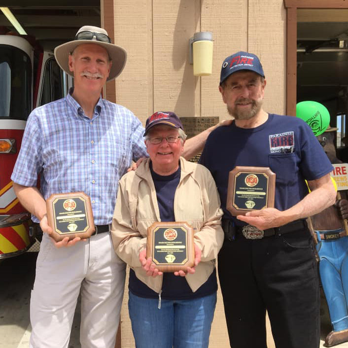 Genuine Walnut Firefighter Award Plaque - Engraving, Awards & Gifts