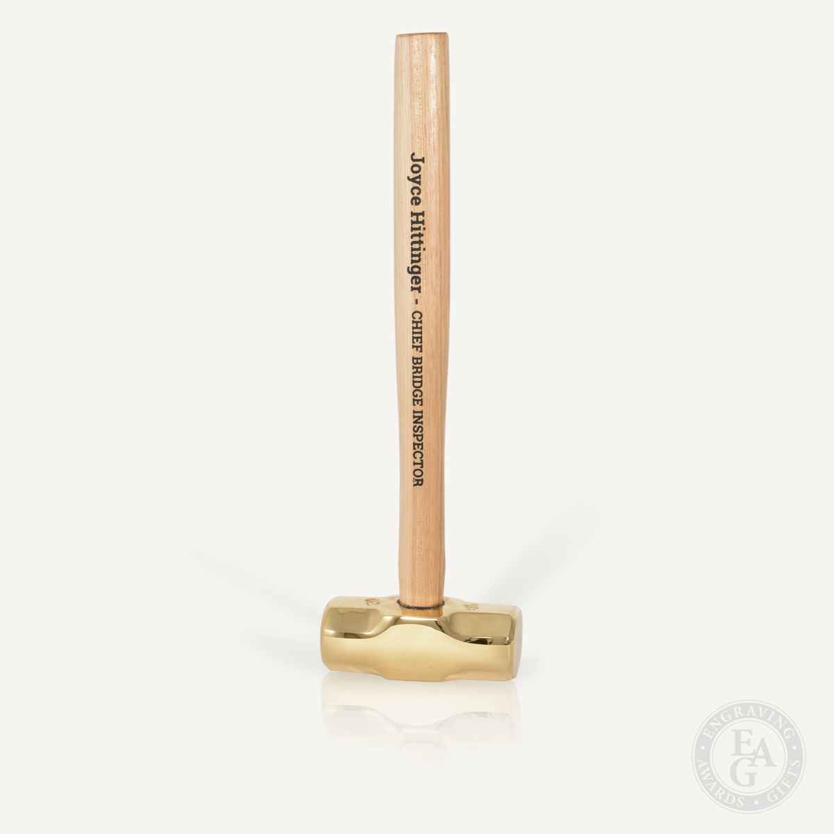 Small Gold Plated Sledgehammer - Engraving, Awards & Gifts