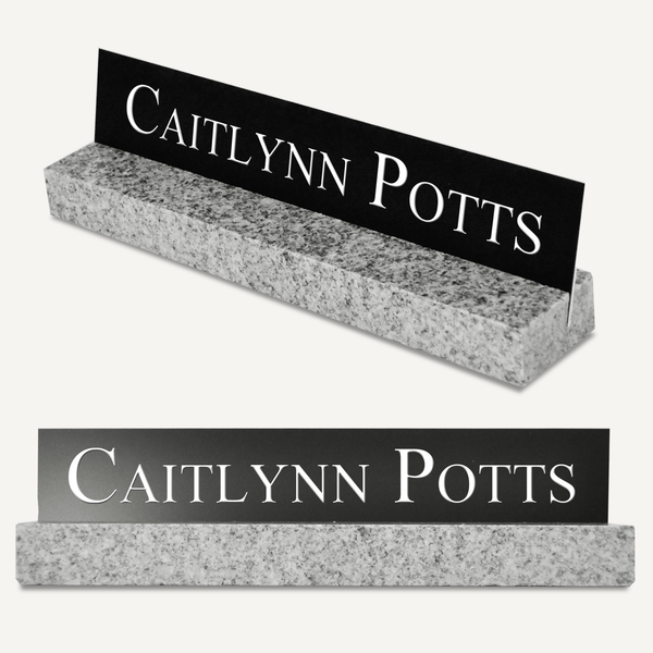 Granite Name Plate - Engraving, Awards & Gifts