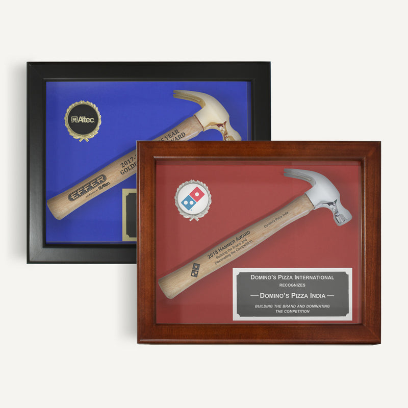 Ceremonial Hammer Display Cases - Engraving, Awards & Gifts