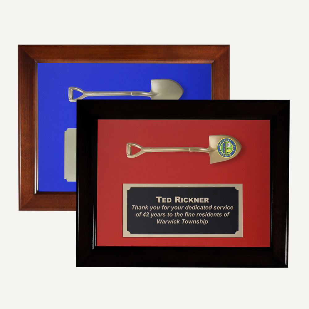 Ceremonial Shovel Display Cases & Stands - Engraving, Awards & Gifts