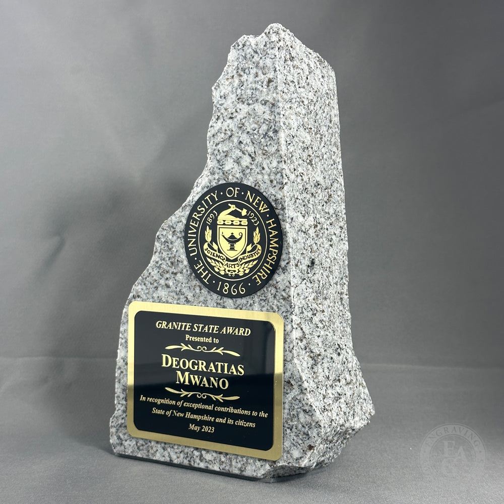 8" New Hampshire Granite Award - Engraving, Awards & Gifts