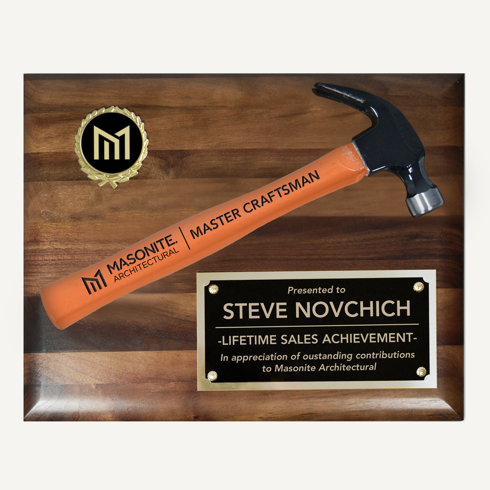 Ceremonial Hammer Plaques - Engraving, Awards & Gifts