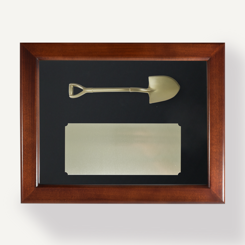 Shovel Display Case - 8" Ceremonial Shovel - Engraving, Awards & Gifts