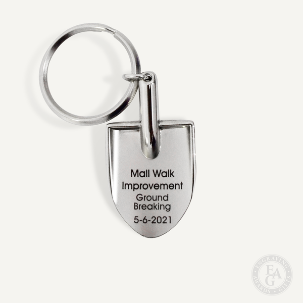 Shovel Spade Keychains - Engraving, Awards & Gifts