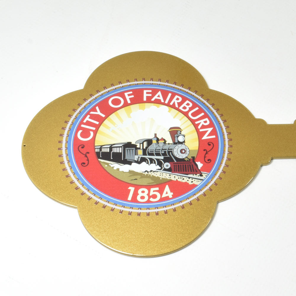 2 Foot Giant Ceremonial Key to the City - Gold Finish with Solid Head ...