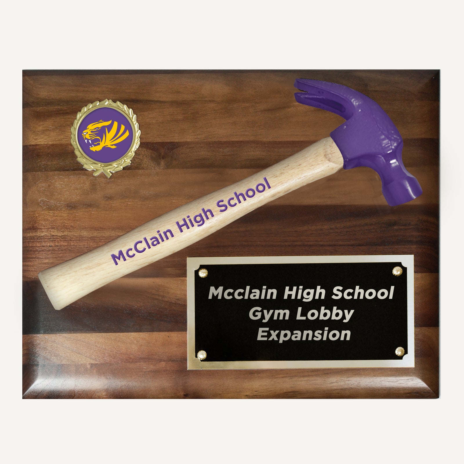 Ceremonial Hammer Plaques - Engraving, Awards & Gifts