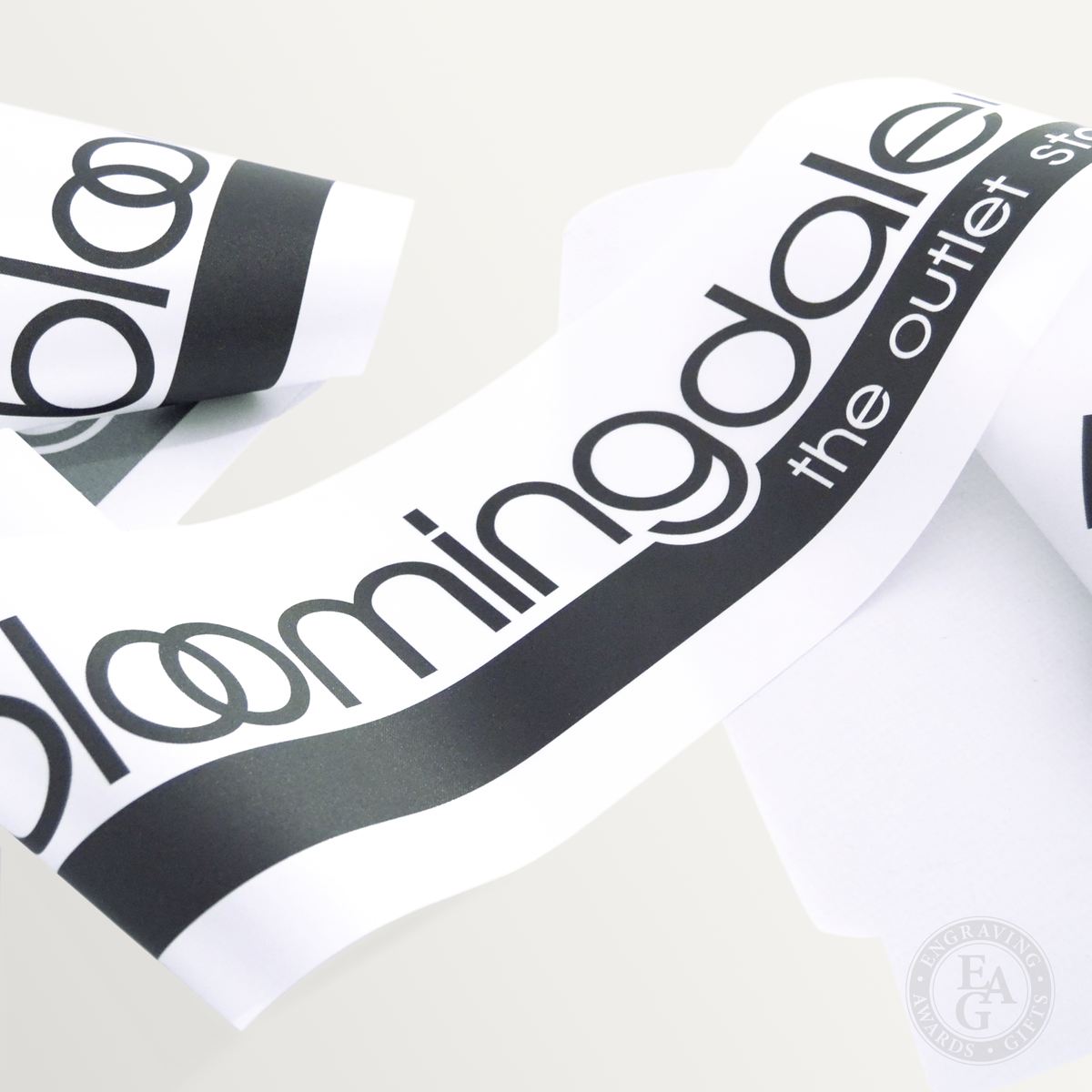 6" Custom Full Color Printed Ribbon - Engraving, Awards & Gifts